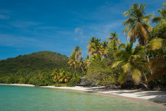 Cinnamon Bay - St John stock image. Image of secluded - 12070163