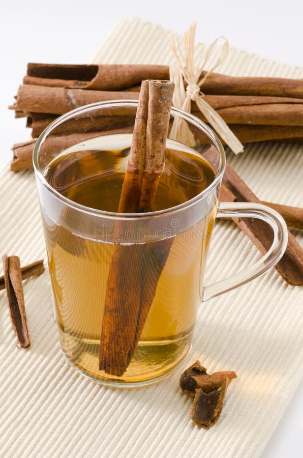 Cinnamon Herbal Tea stock photo. Image of shot, spices - 31084116