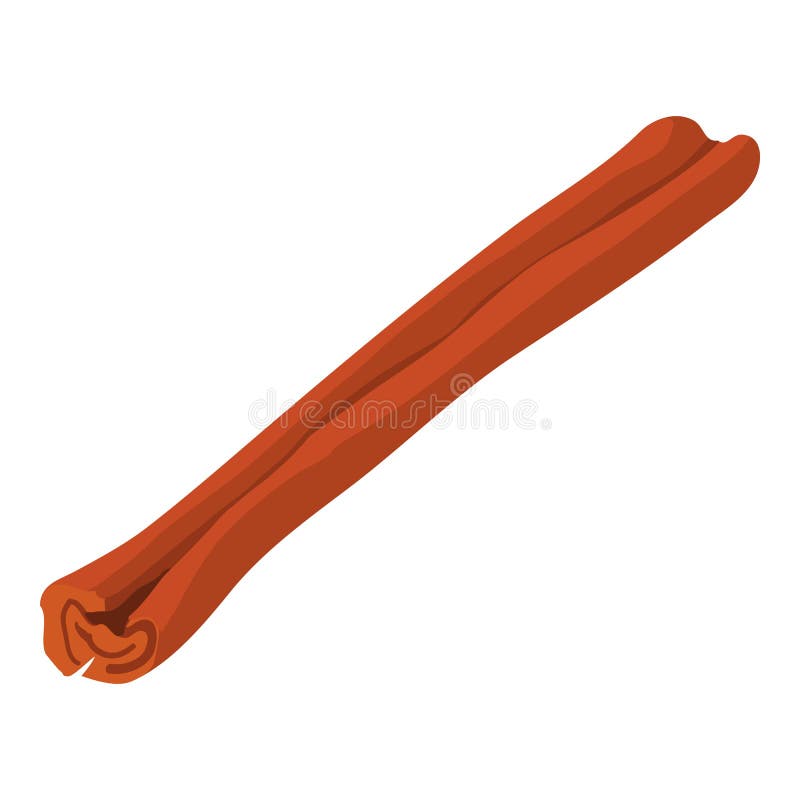 Cinnamon Icon, Cartoon Style Stock Vector - Illustration of green ...