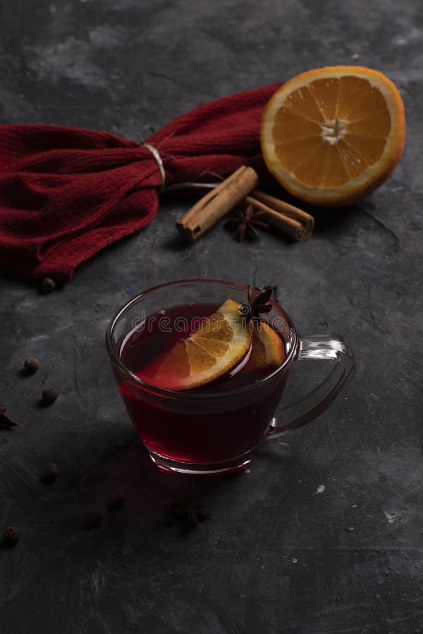 Cinnamon and Orange Berry Tea Stock Image - Image of advent, cinnamon ...