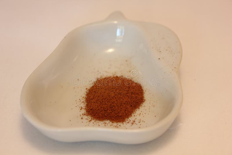 Cinnamon in a Pear Shaped Container Stock Photo - Image of spice, small ...