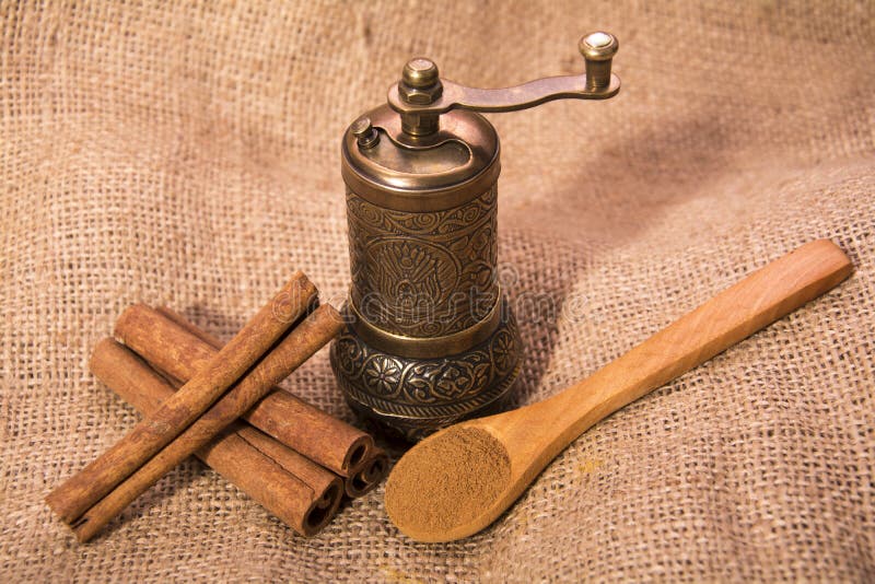 Cinnamon powder stock photo. Image of mill, powder, kitchen - 57931894