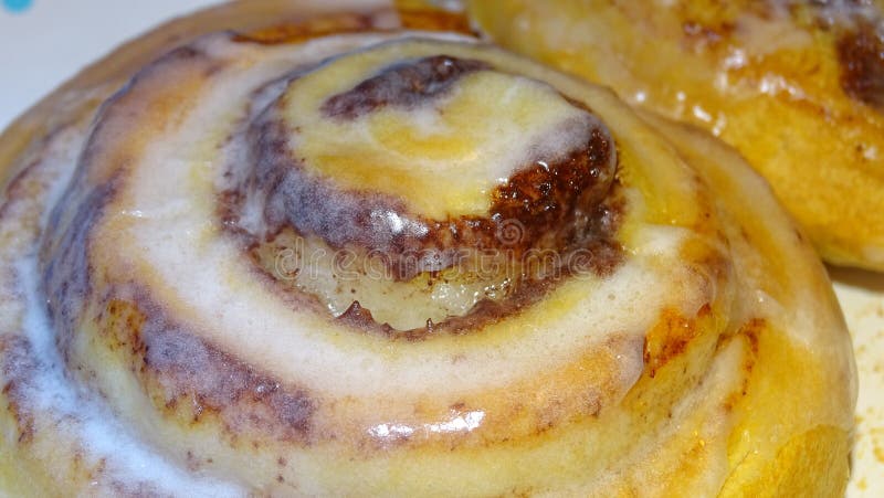 Cinnamon roll stock image. Image of fresh, baked, baker - 94765749