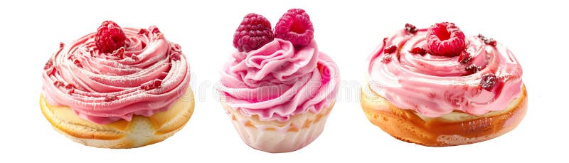 Cinnamon Roll Raspberry Cinnabon Topped with Smooth Icing, Making it ...