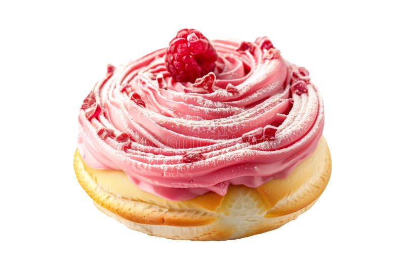 Cinnamon Roll Raspberry Cinnabon Topped with Smooth Icing, Making it ...
