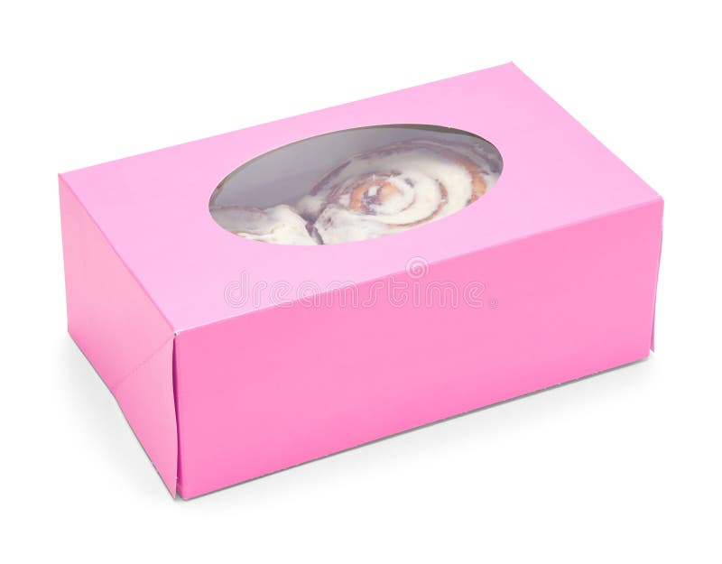 Cinnamon Rolls in box stock image. Image of pastry, breakfast - 243401571