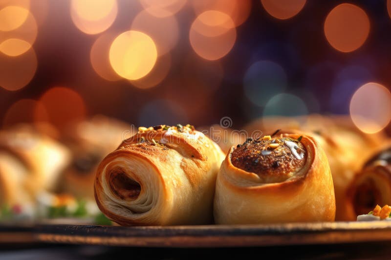 Cinnamon Rolls in a Close-up Shot, Macro Shot - Made with Generative AI ...