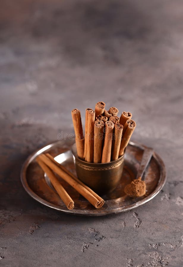 Cinnamon Spice for Desserts Stock Image - Image of natural, aroma ...