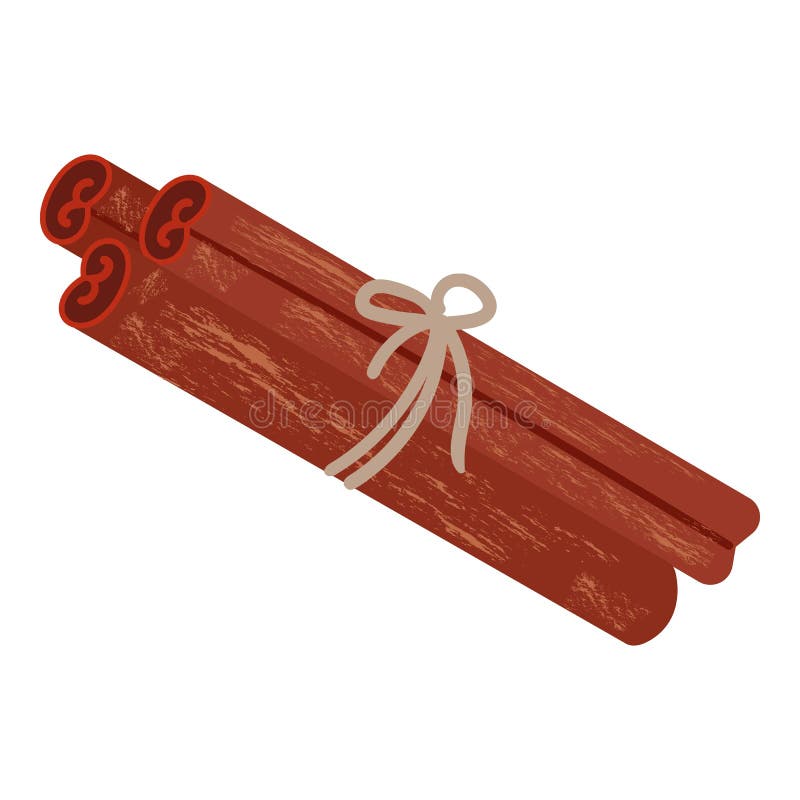 Cinnamon Stack Icon Cartoon Vector. Hot Drink Stock Vector ...