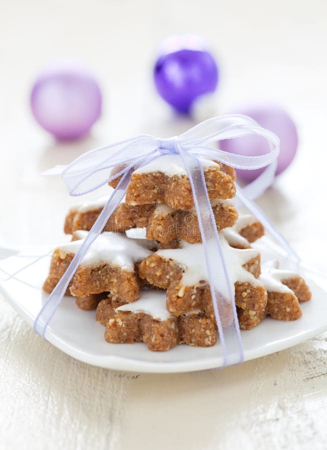 Cinnamon star cookies stock image. Image of cookies, dessert - 21448161