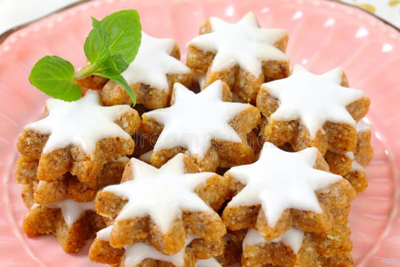 Cinnamon star cookies stock image. Image of cinnamon - 34750155