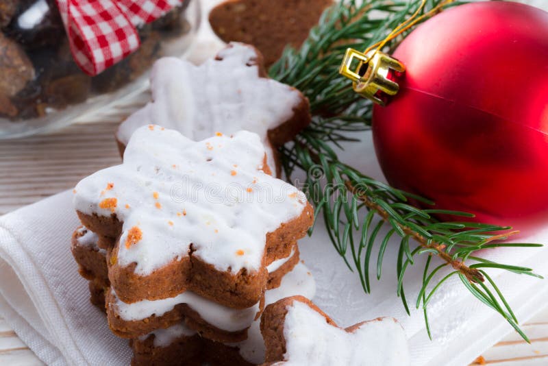 Cinnamon Stars stock photo. Image of brown, closeup, german - 35092032