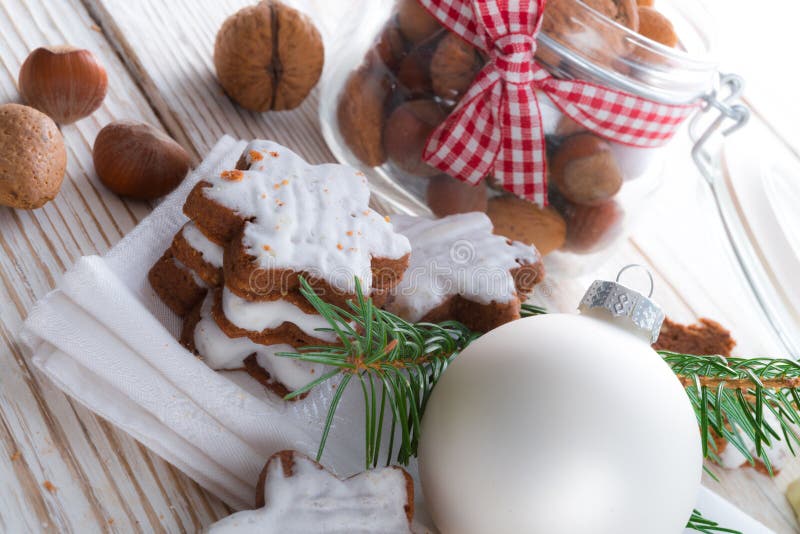 Cinnamon Stars stock image. Image of december, cake, german - 35279635
