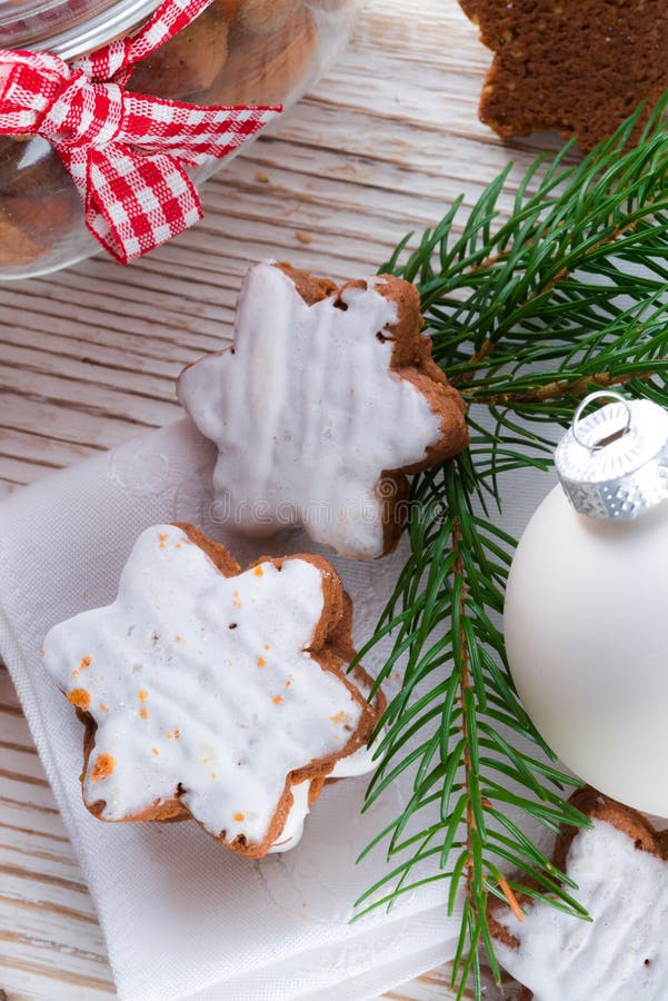 Cinnamon Stars stock photo. Image of cookie, baked, celebration - 35279732