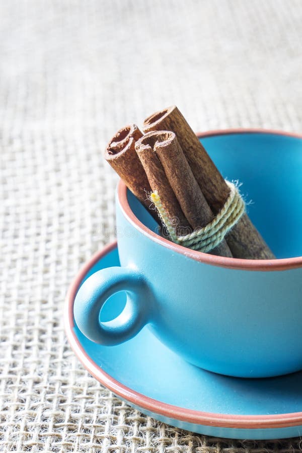 Cinnamon Stick Inside a Mug Stock Image - Image of sticks, sweet: 46775501
