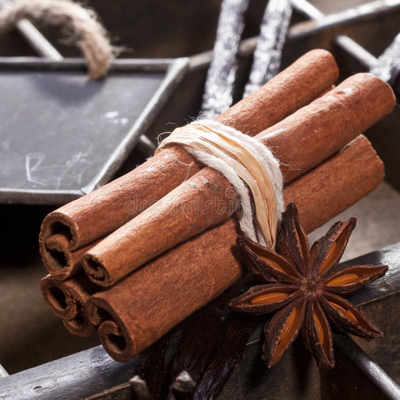 Cinnamon sticks stock photo. Image of seasonal, food - 23538630
