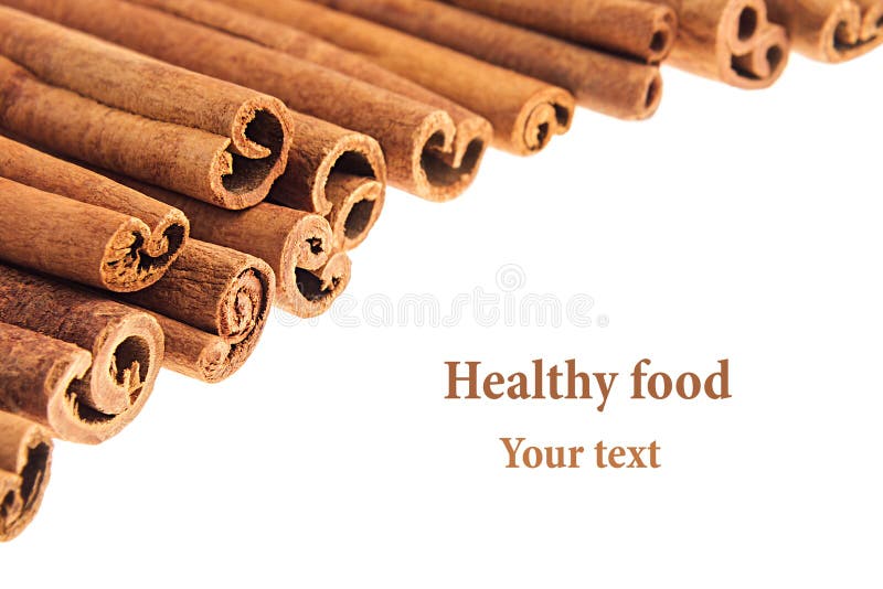 Cinnamon Border stock photo. Image of clove, space, flavorings - 33370884