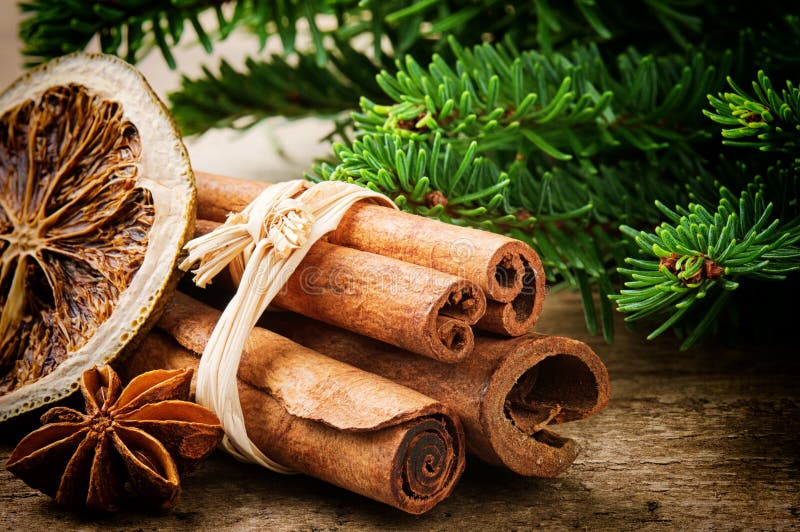 Star Anise and Cinnamon Sticks Stock Photo - Image of winter, stars ...