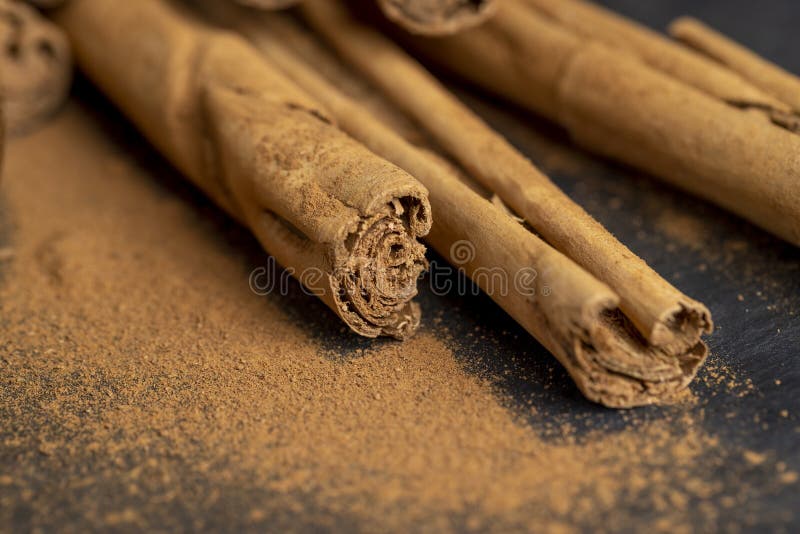 Cinnamon Sticks for Making Cinnamon Powder As Spices Stock Image ...