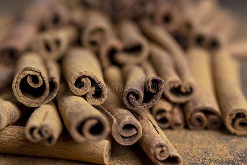 Cinnamon Sticks for Making Cinnamon Powder As Spices Stock Photo ...