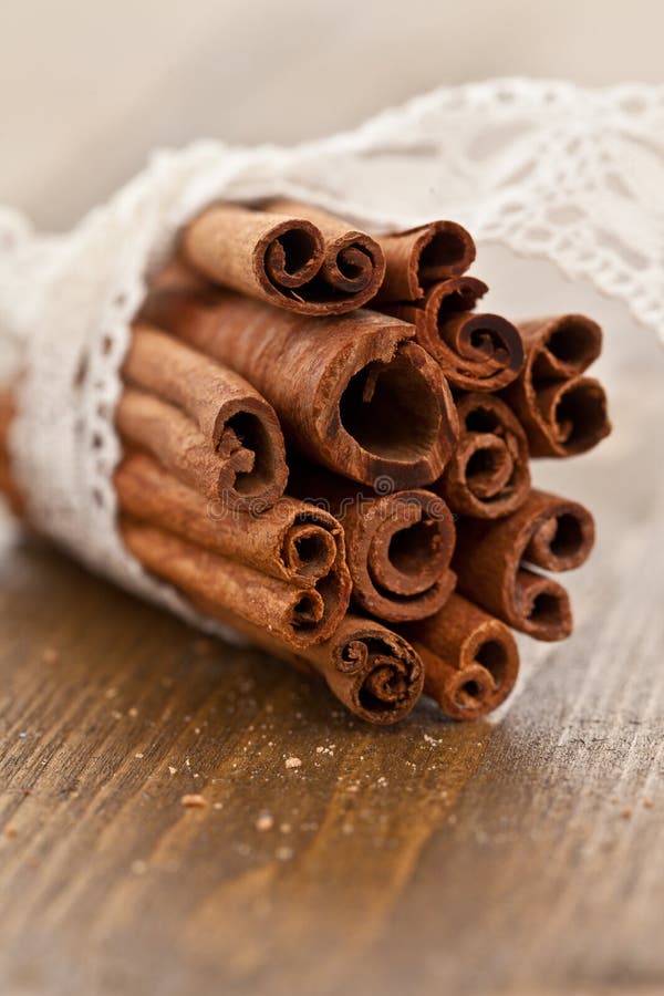 Cinnamon Sticks Rolled in a Bundle Stock Photo - Image of decoration ...