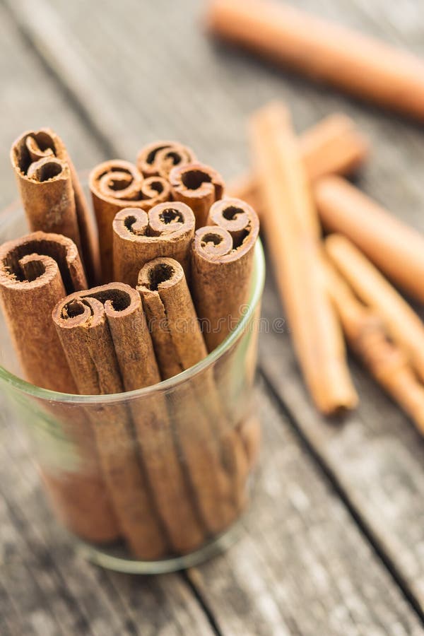 Cinnamon sticks spice. stock image. Image of meal, aroma - 77330291