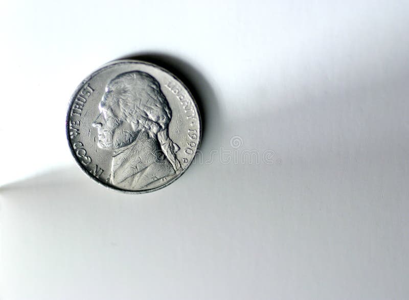 Cinq cents photo stock. Image du nickel, liberté, jefferson - 42462