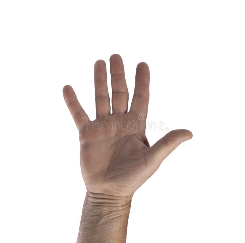 Cinq doigts photo stock. Image du apprenez, concept - 259641784