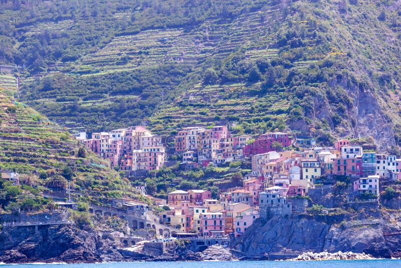 Cinque terra stock photo. Image of italian, land, coast - 189979488