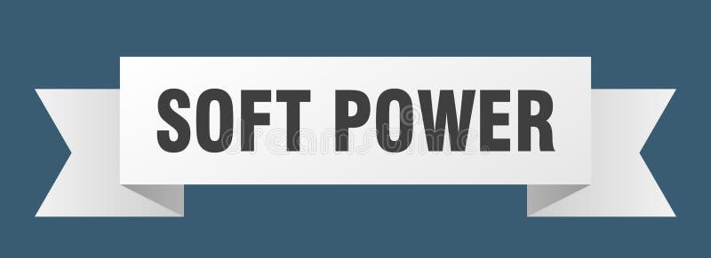 Cinta De Poder Suave. Signo De Banner De Banda De Papel De Poder Suave ...