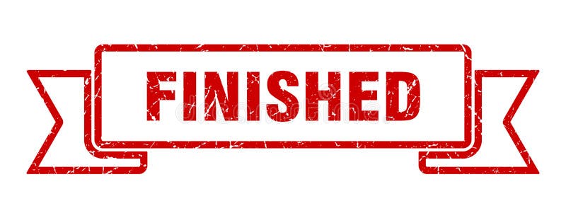 Cinta Final. Signo De Banda De Sonido Finalizada. Ilustración del ...