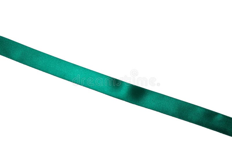 Cinta Verde Aislada En El Fondo Blanco Foto de archivo - Imagen de ...