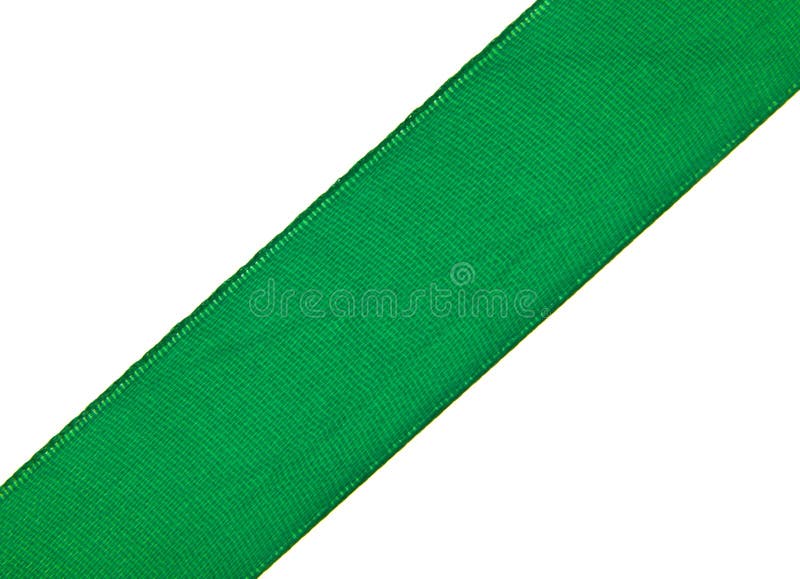 Cinta Verde Aislada En Fondo Blanco Foto de archivo - Imagen de primer ...