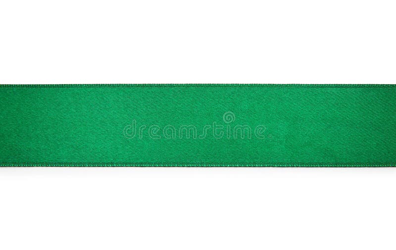 Cinta Verde En El Fondo Blanco Imagen de archivo - Imagen de elegante ...