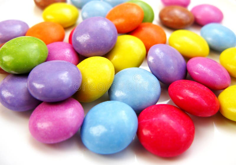 Cioccolato degli Smarties immagine stock. Immagine di cerchi - 12462535