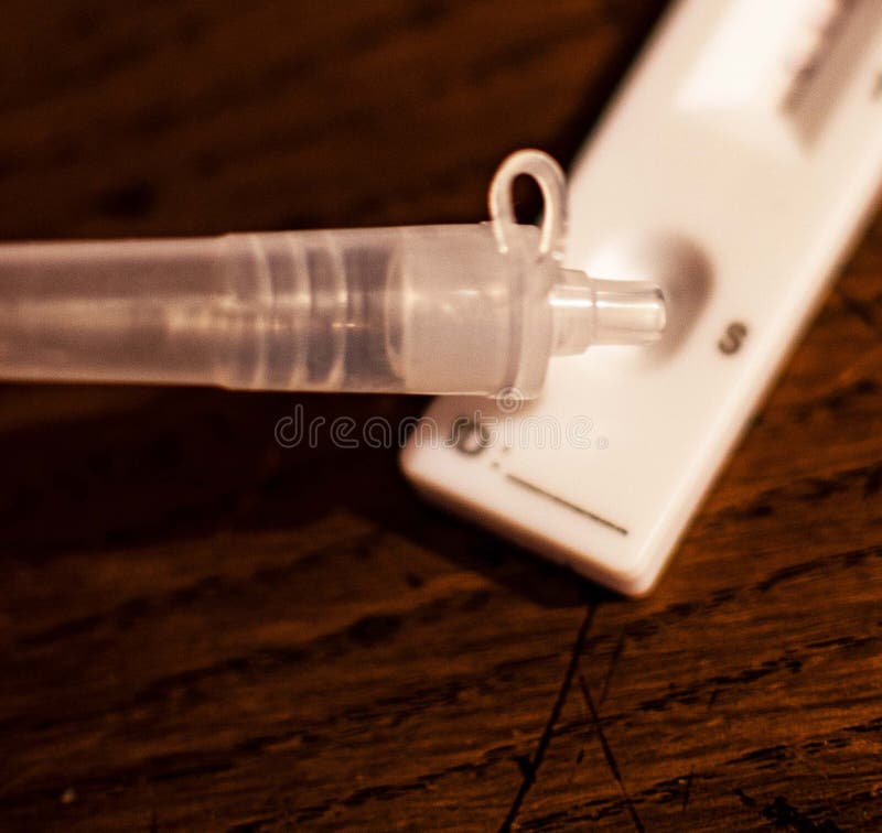 Ciovid 19 Home Testing Kit Positive Lateral Flow Editorial Image ...