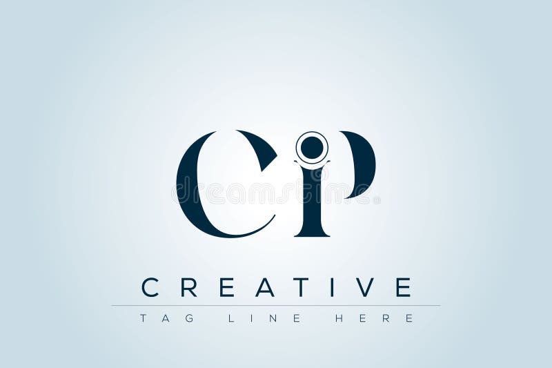 CIP abstract letter logo stock vector. Illustration of logotype - 363286904