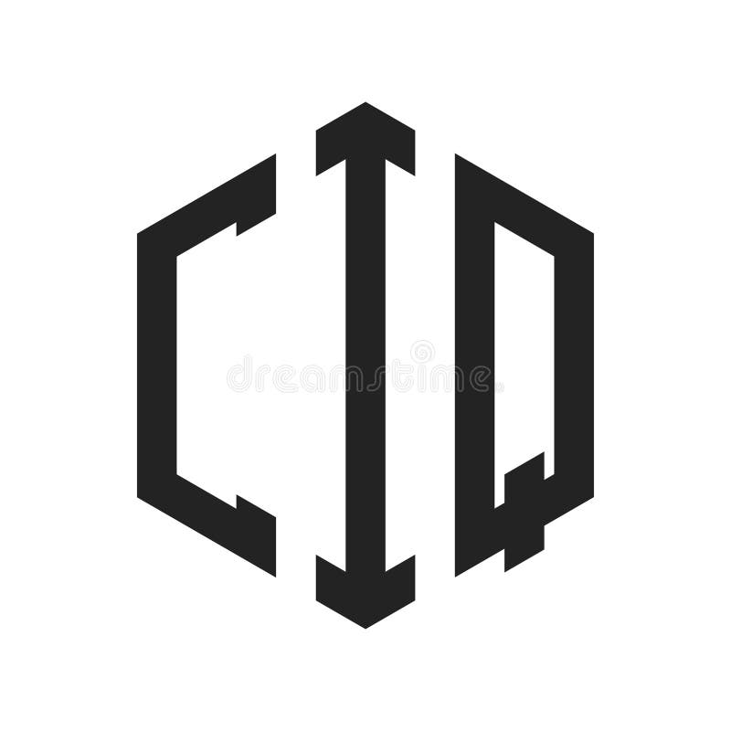 CIQ Logo Design. Initial Letter CIQ Monogram Logo Using Hexagon Shape ...