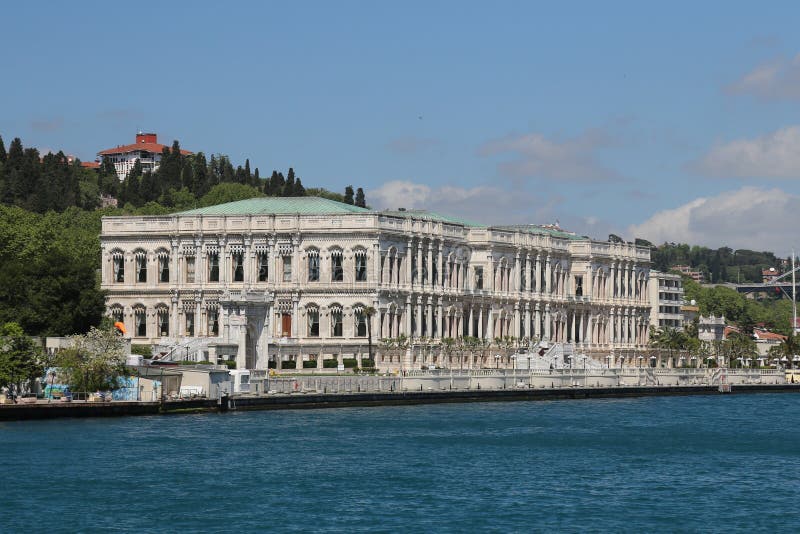 Ciragan Palace in Istanbul City, Turkey Stock Image - Image of empire ...