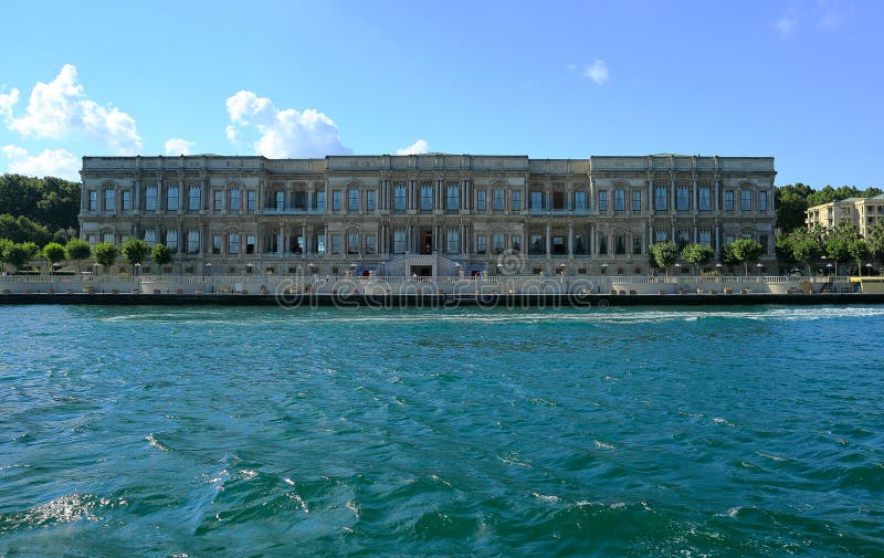 Ciragan Palace, Istanbul stock image. Image of besiktas - 44373581