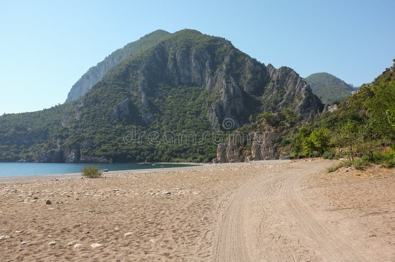 Cirali Beach, Turkey stock photo. Image of natural, sunny - 26962690
