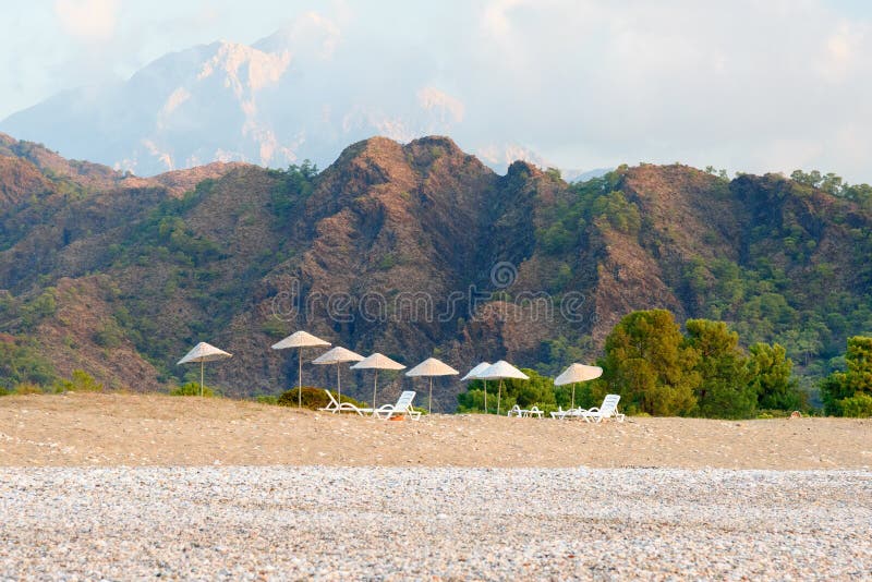 Cirali beach. Turkey stock image. Image of blue, mountain - 93115053