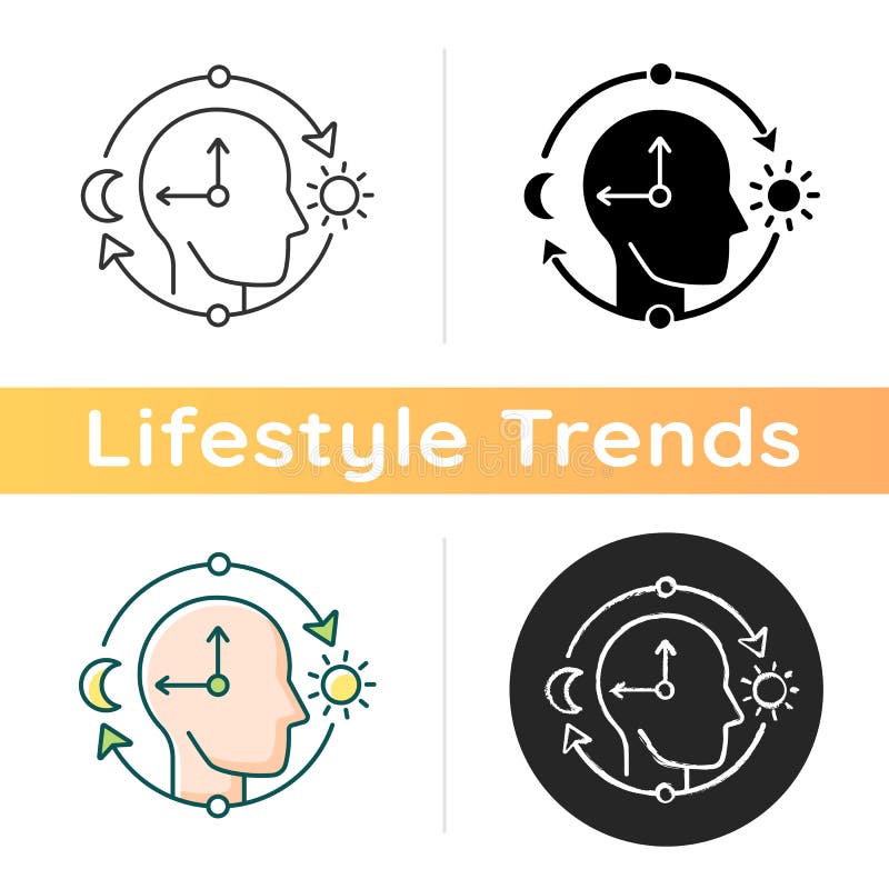 Circadian Rhythms RGB Color Icon Stock Vector - Illustration of daytime ... Circadian Rhythms RGB Color Icon Stock Vector - Illustration of daytime ...
