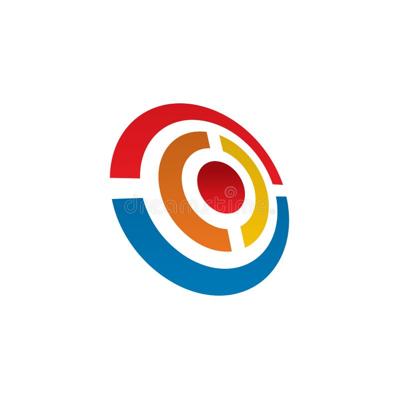 Circl Logo Design Vector Template Stock Vector - Illustration of vector ...