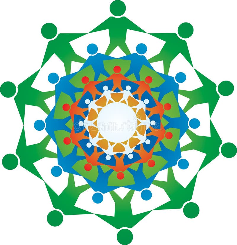 Unity and peace stock illustration. Illustration of diversity - 1019393