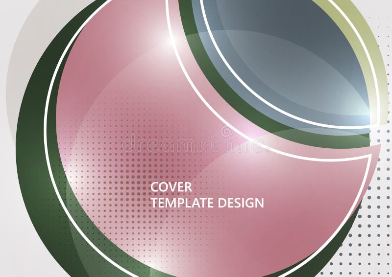 Circle Abstract Background, Geometric Round Modern Design Template ...