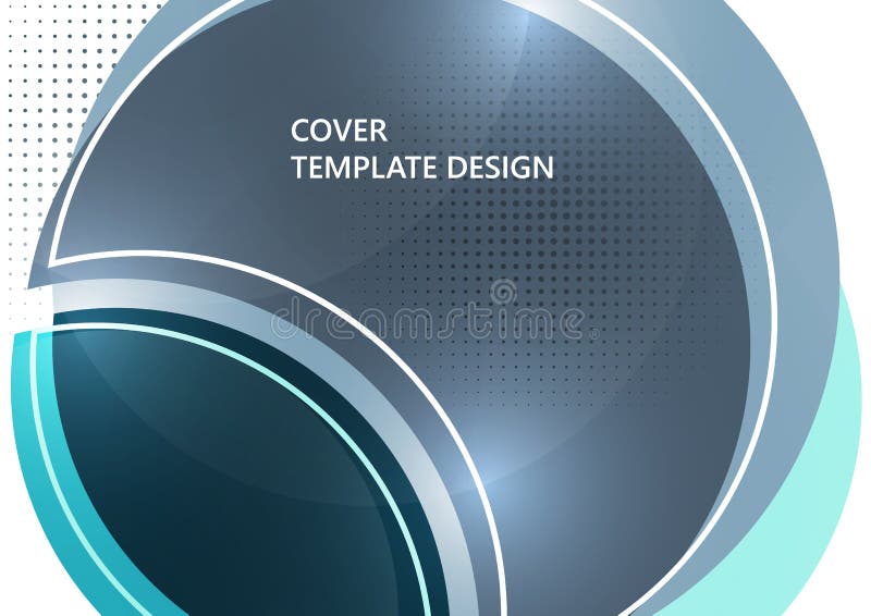 Circle Abstract Background, Geometric Round Modern Design Template ...