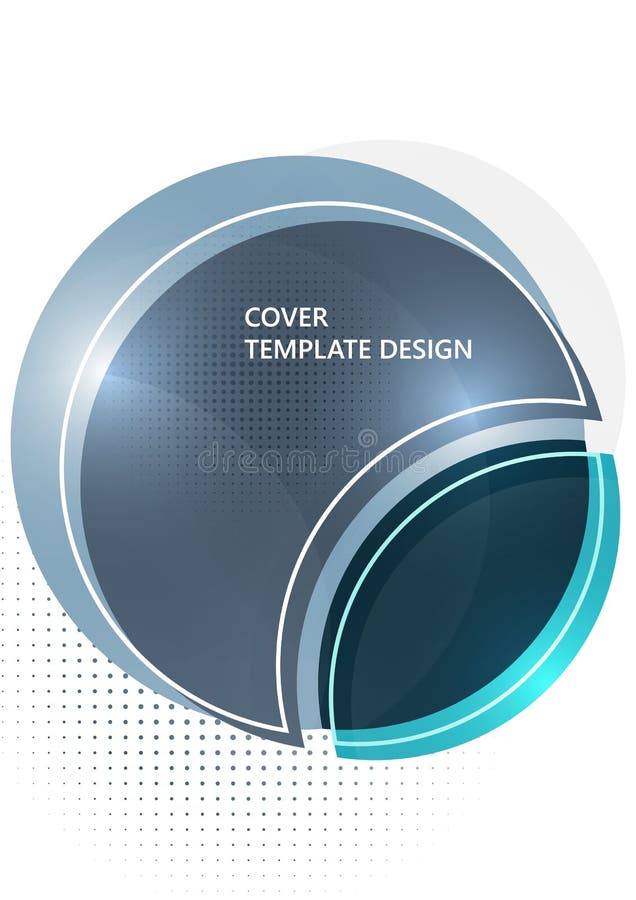 Circle Abstract Background, Geometric Round Modern Design Template ...
