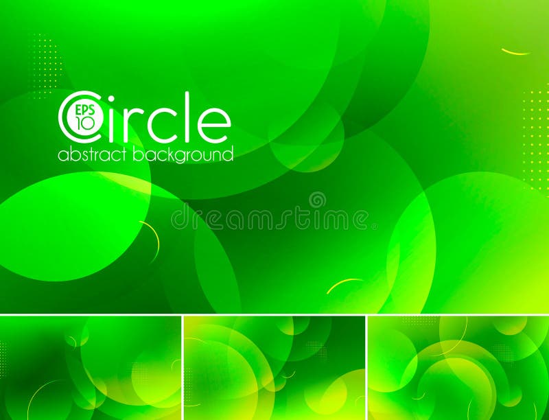 Circle Abstract Background - Green Stock Vector - Illustration of ...