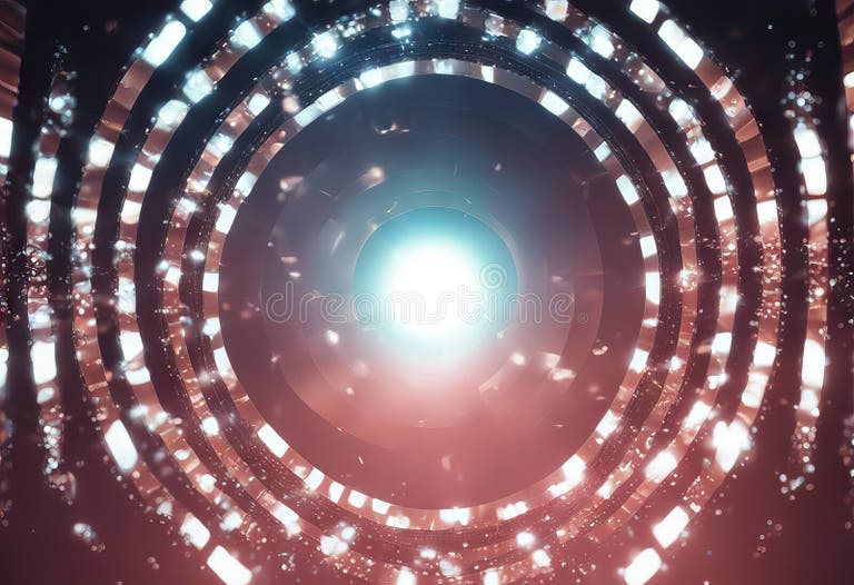 Circle Abstract Background Stock IllustrationConnection Circle ...